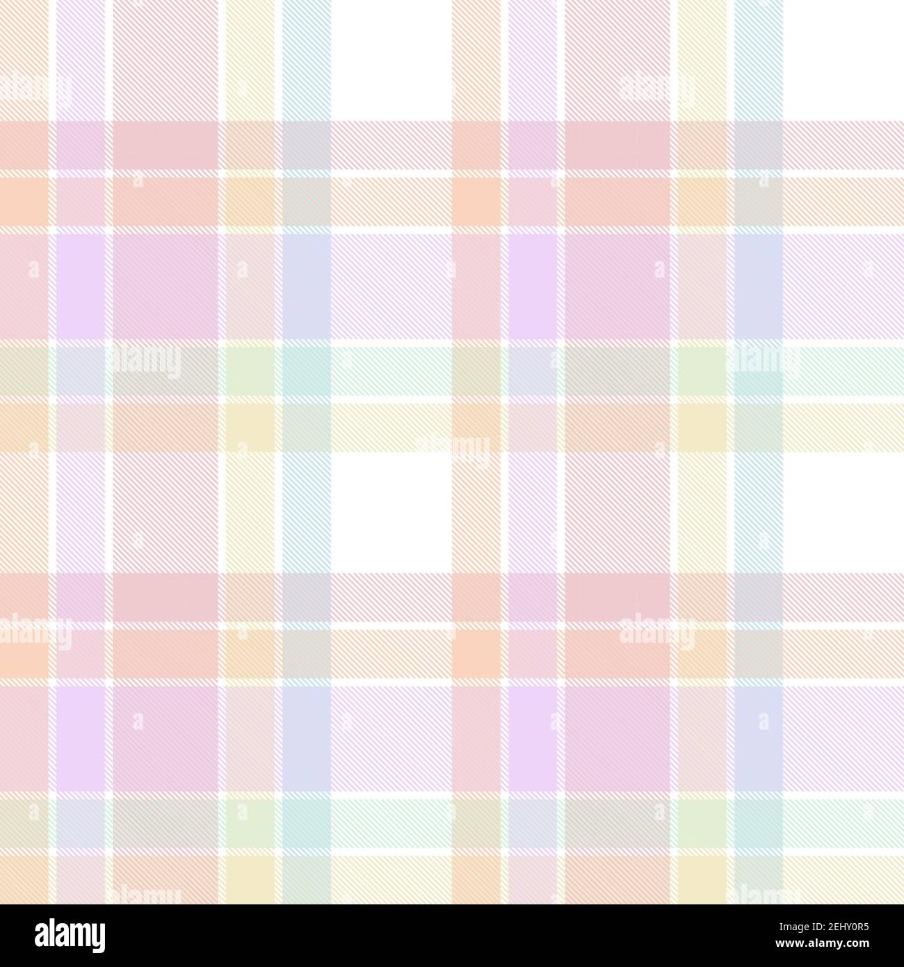 Rainbow Pastel Plaid seamless pattern for fashion textiles and graphics ...