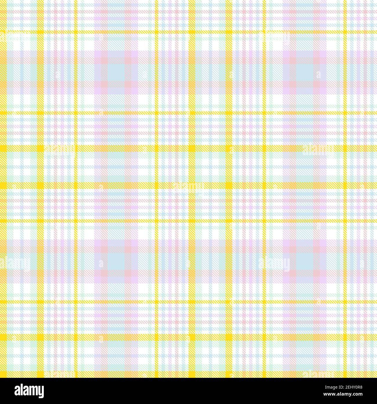 Rainbow Pastel Plaid seamless pattern for fashion textiles and graphics ...