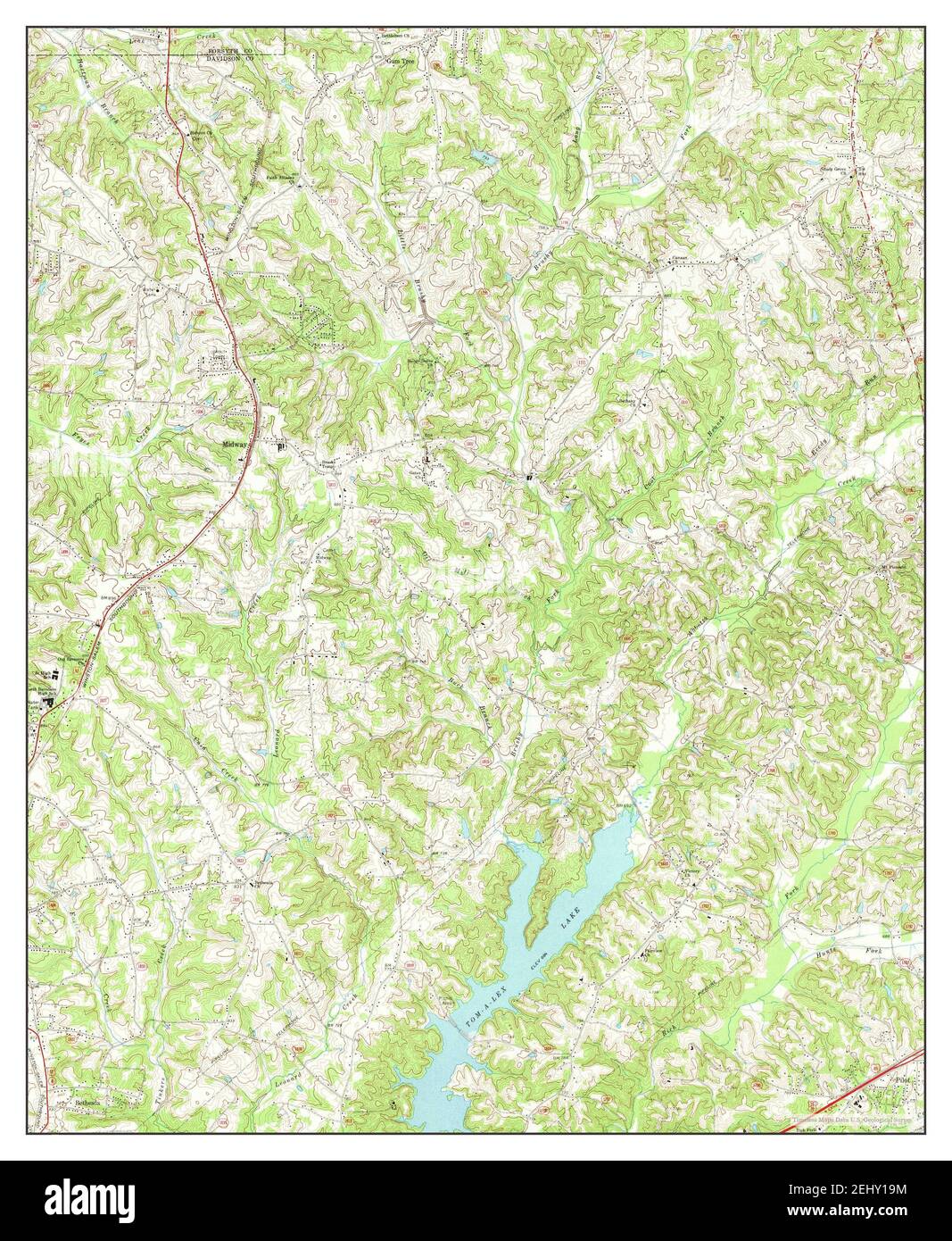 Midway, North Carolina, map 1969, 1:24000, United States of America by ...