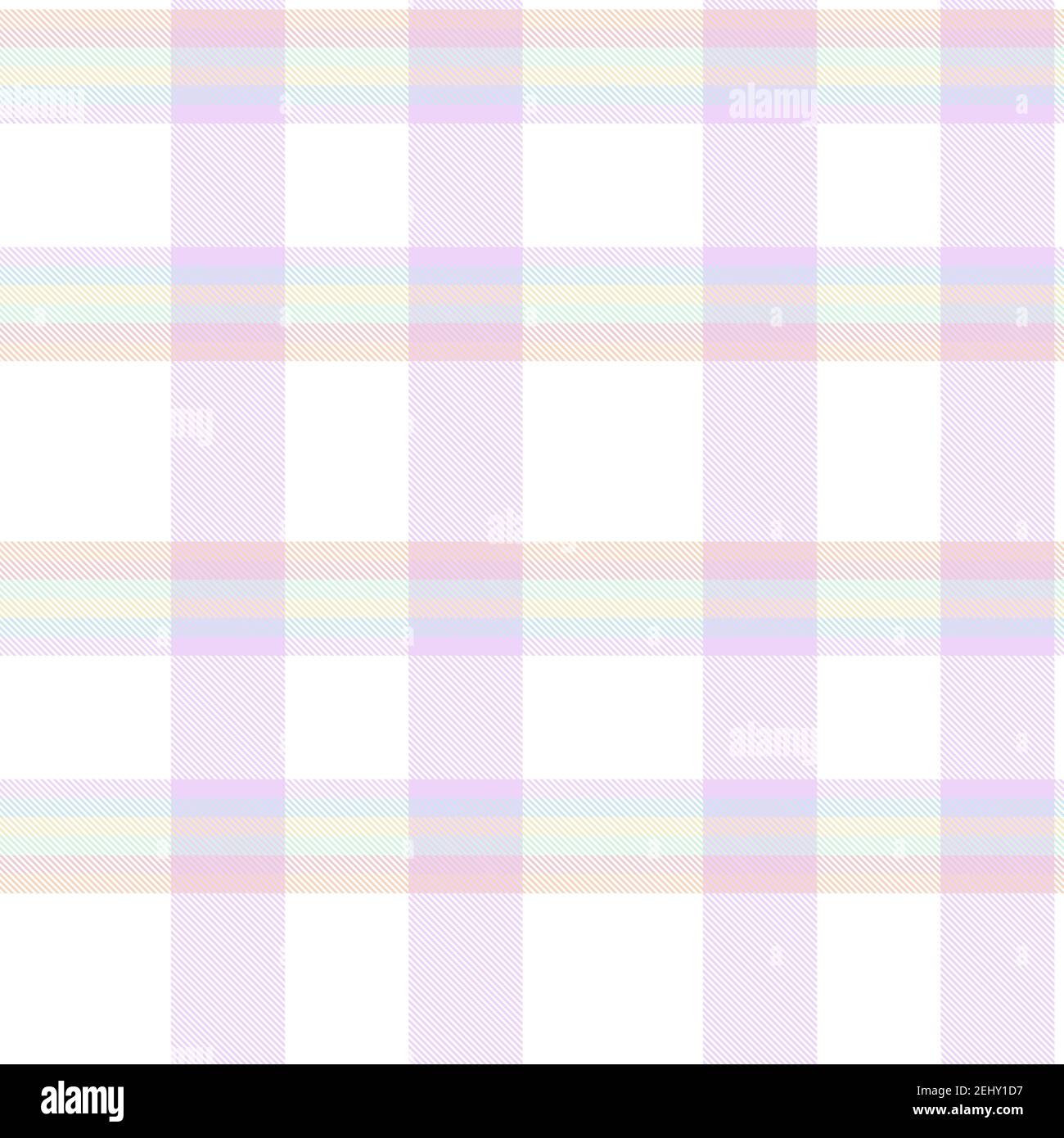 Rainbow Pastel Plaid seamless pattern for fashion textiles and graphics ...