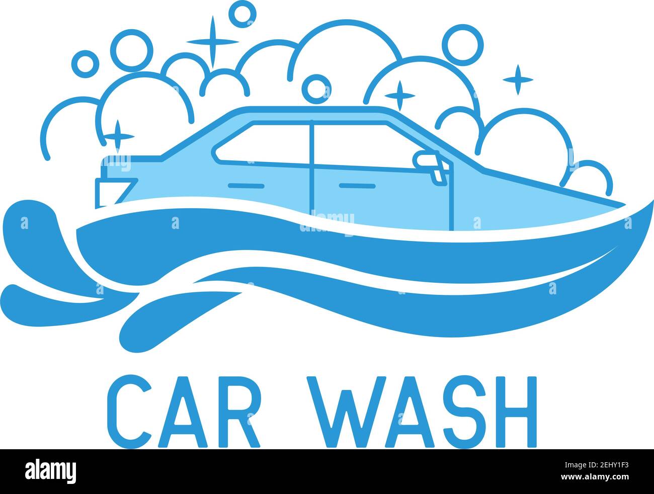 car wash service logo, vector illustration Stock Vector Image & Art - Alamy