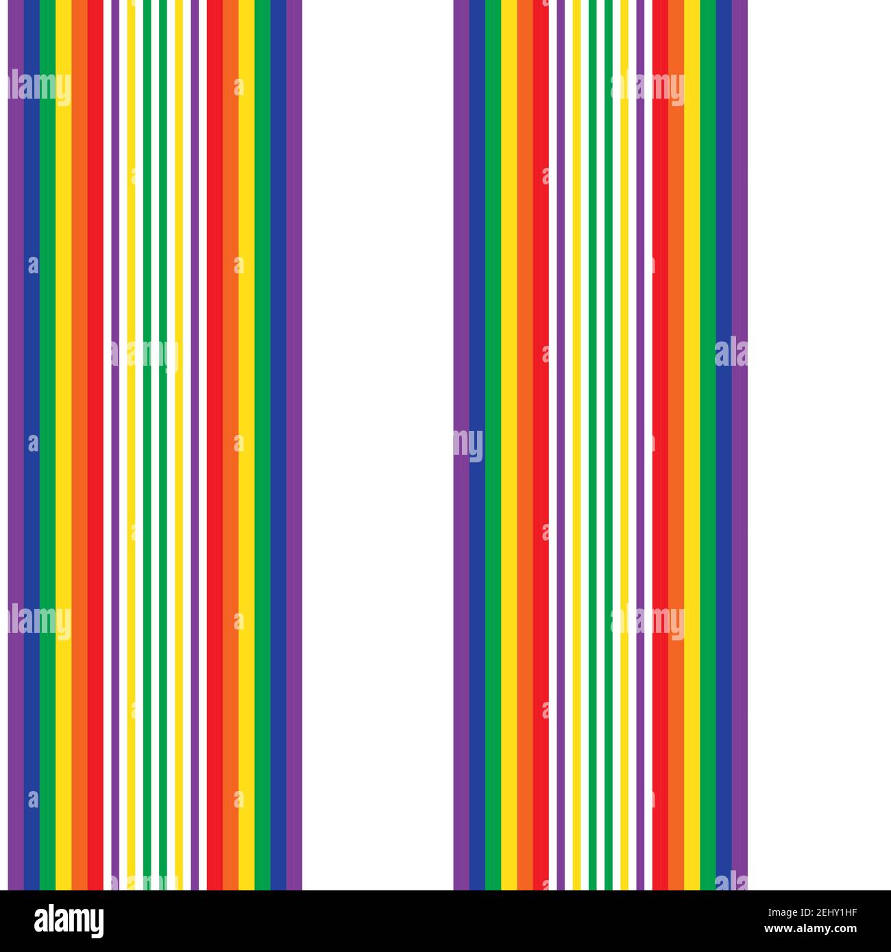 Rainbow vertical striped seamless pattern background suitable for ...
