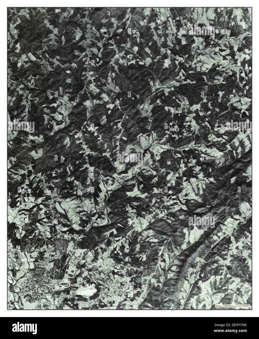 Mount Airy North, North Carolina, map 1976, 1:24000, United States of ...