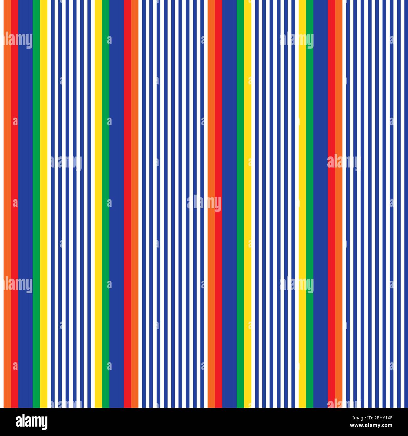 Rainbow vertical striped seamless pattern background suitable for ...