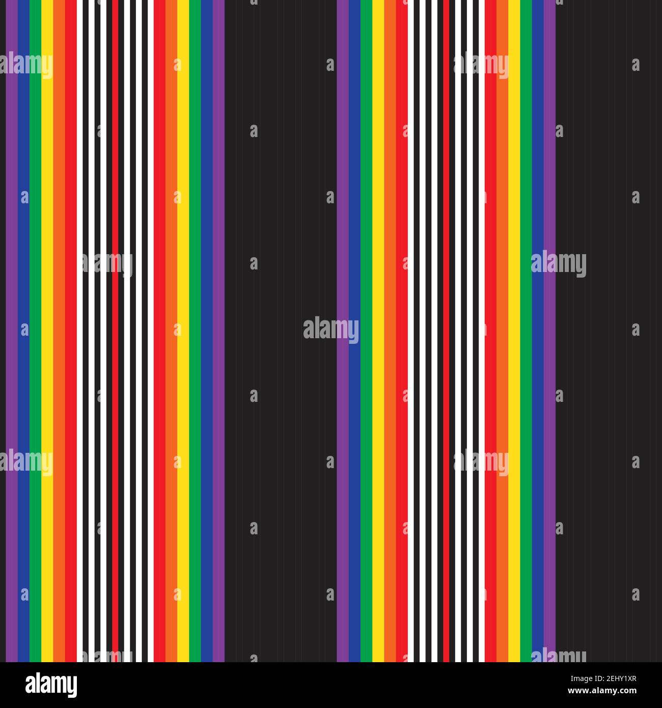 Rainbow vertical striped seamless pattern background suitable for ...