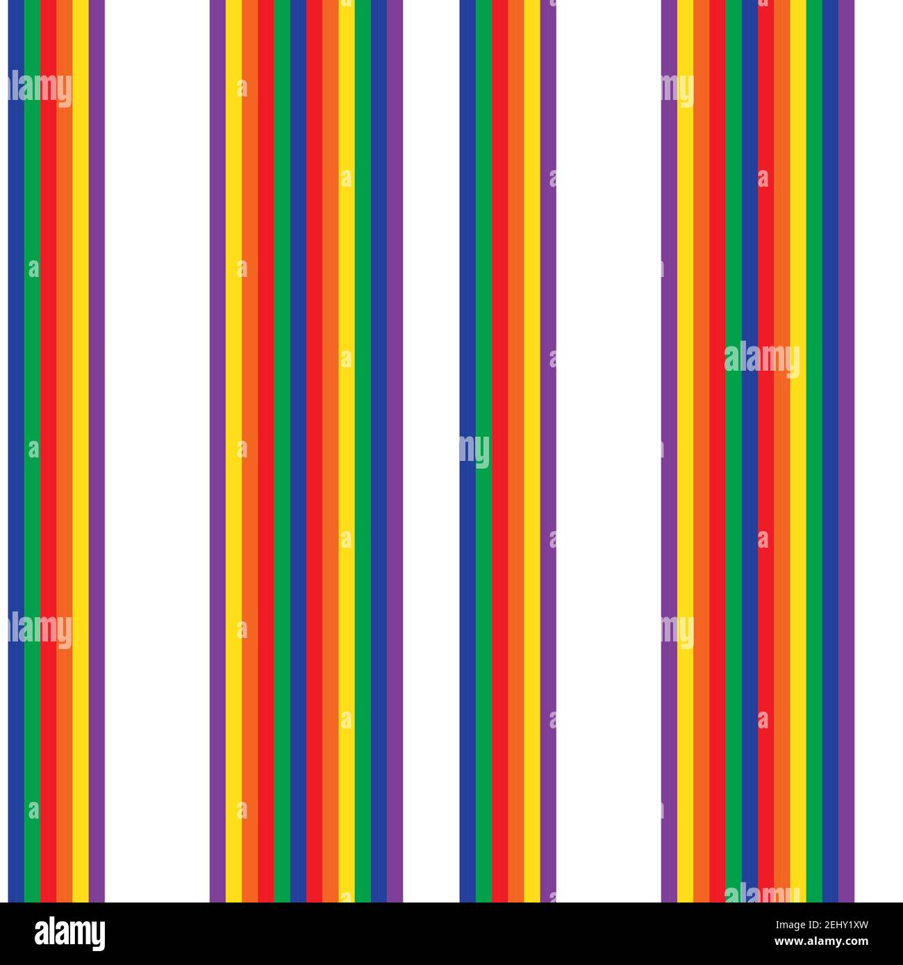 Rainbow vertical striped seamless pattern background suitable for ...