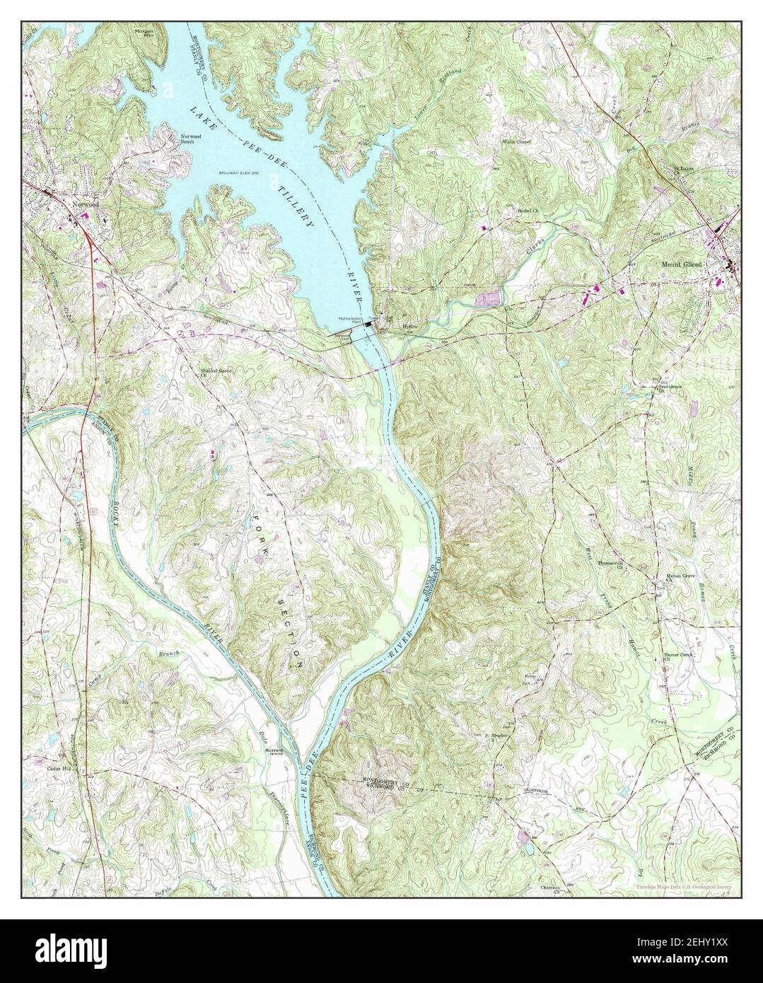 Mount gilead map hi-res stock photography and images - Alamy