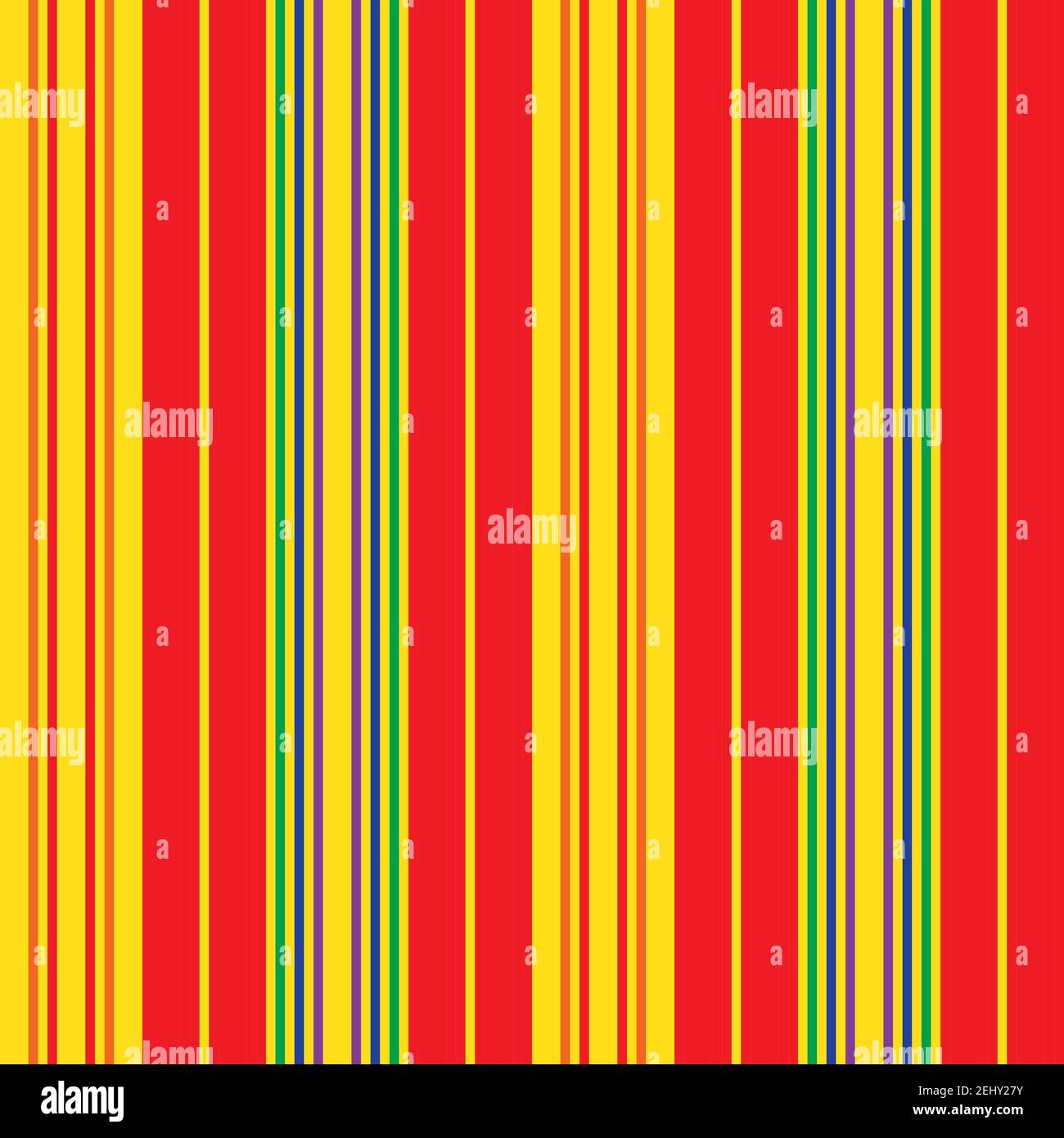 Rainbow vertical striped seamless pattern background suitable for ...