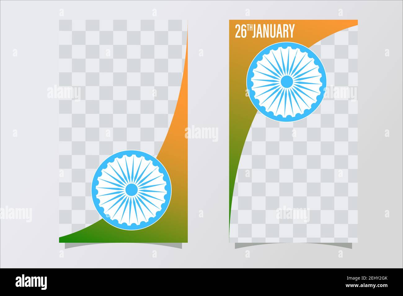 26th of January Republic Day of India. Vector web banner template Stock ...