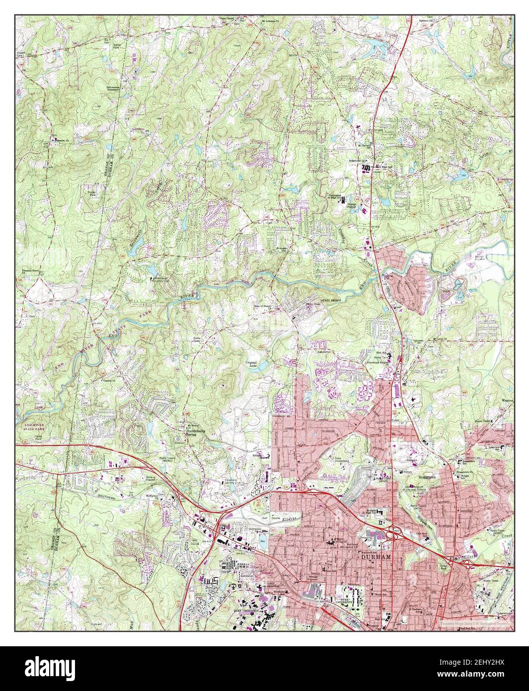 County durham antique county map Cut Out Stock Images & Pictures - Alamy