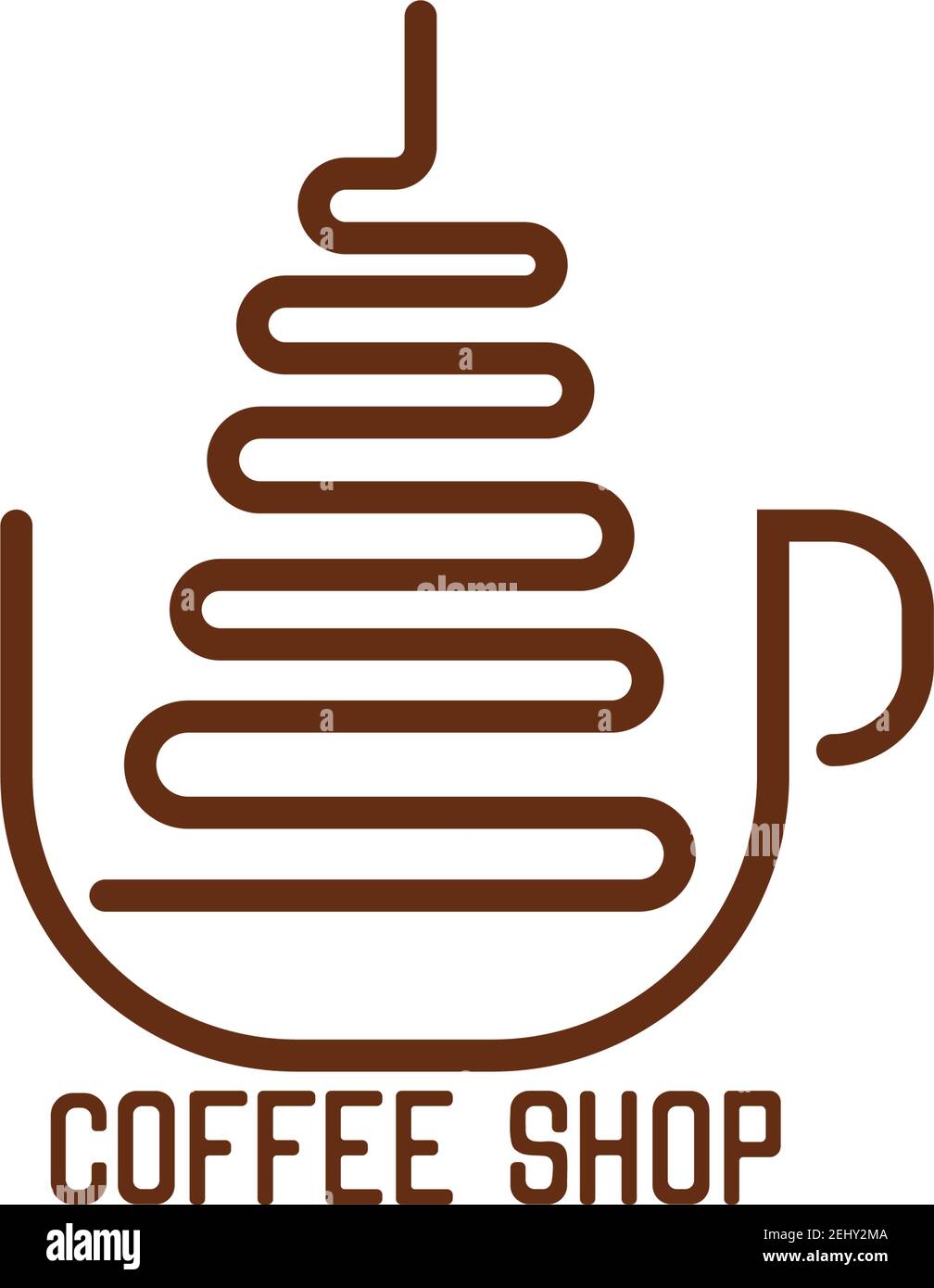 coffee shop logos badge with text space for your slogan tagline, vector ...