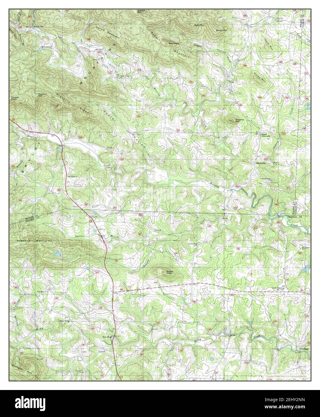 1997 north america map hi-res stock photography and images - Alamy