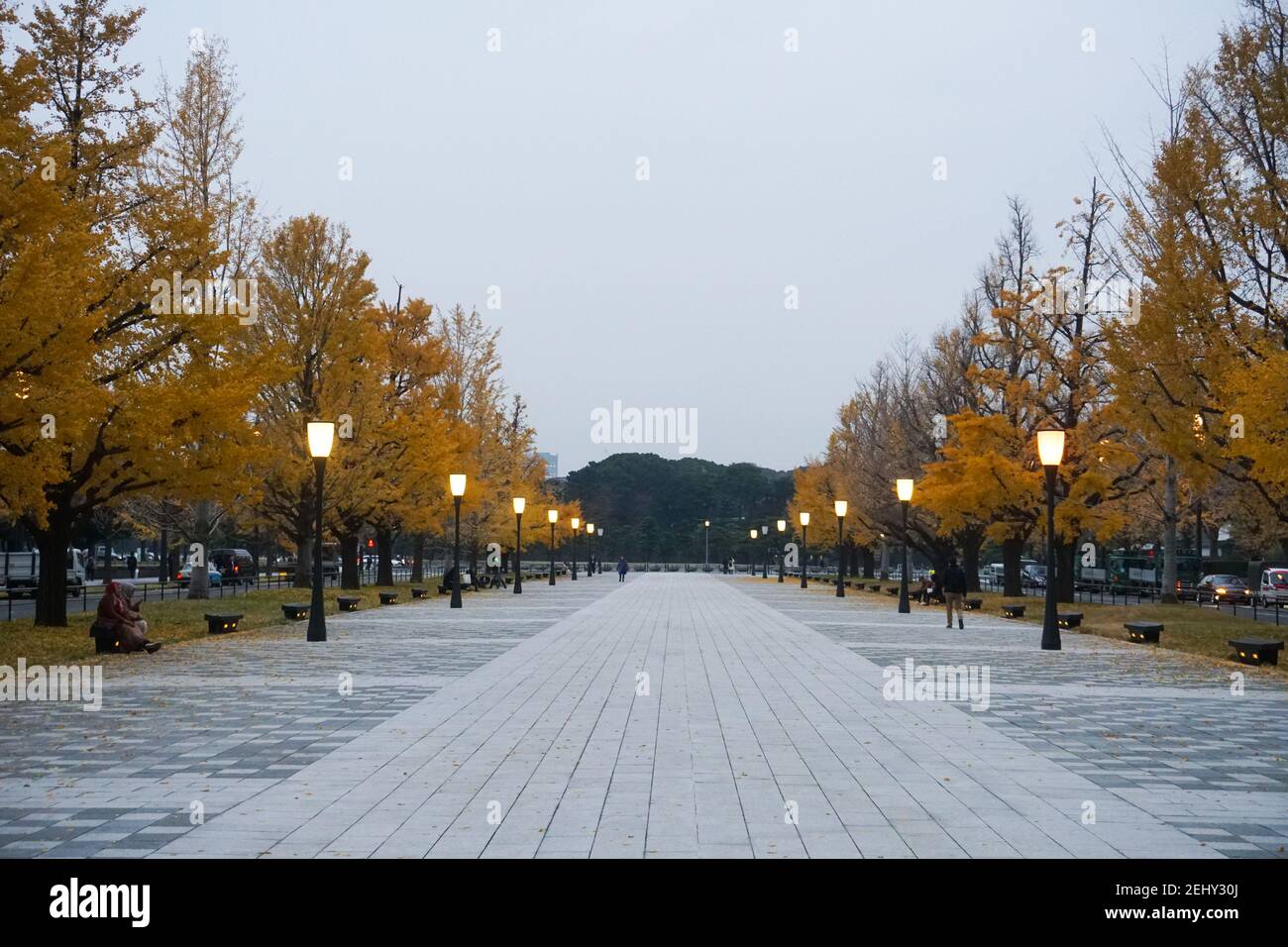 Wadakura Fountain Park Autumn Stock Photo Stock Images Stock Pictures ...