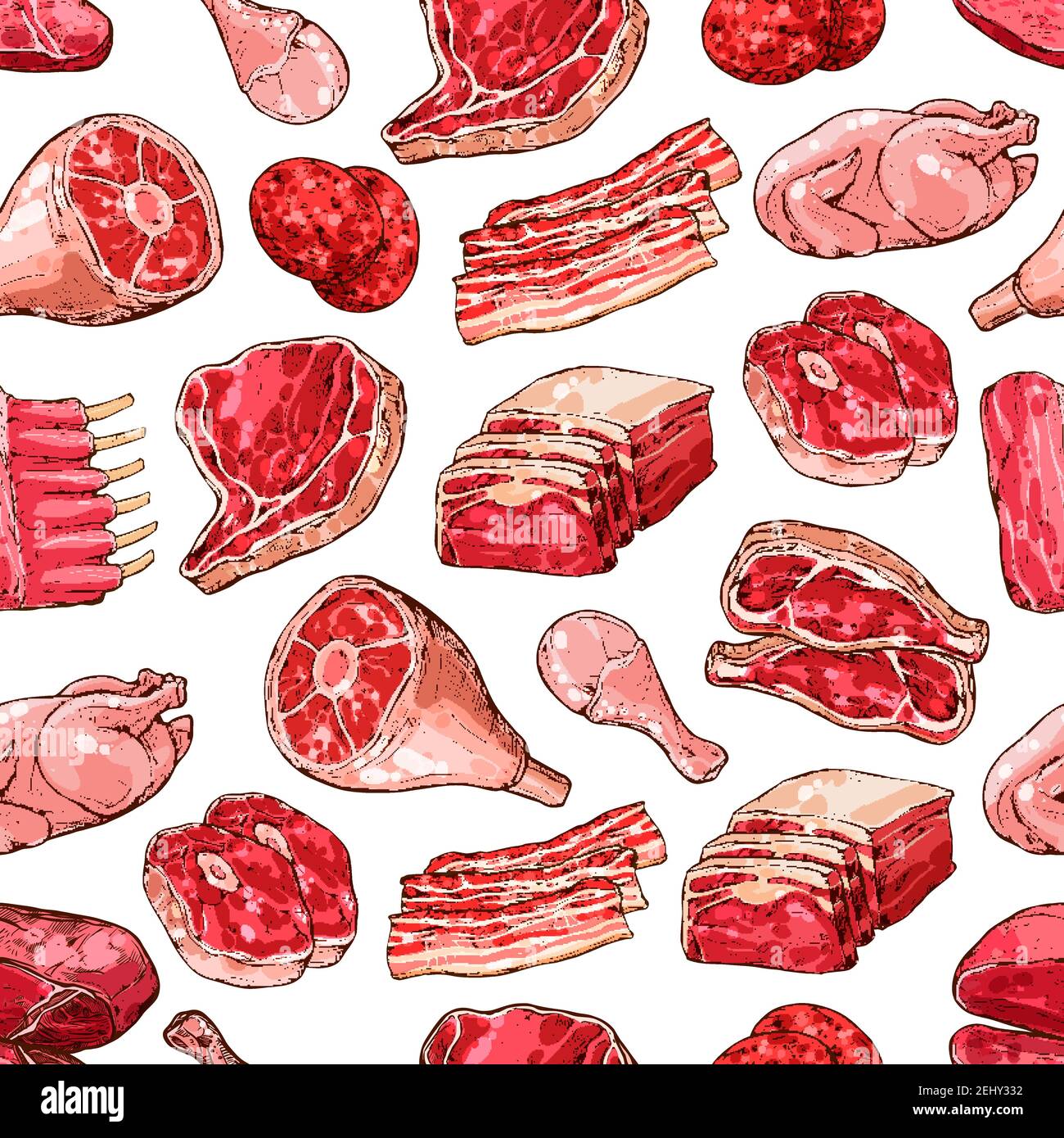 Belly rib Stock Vector Images - Alamy