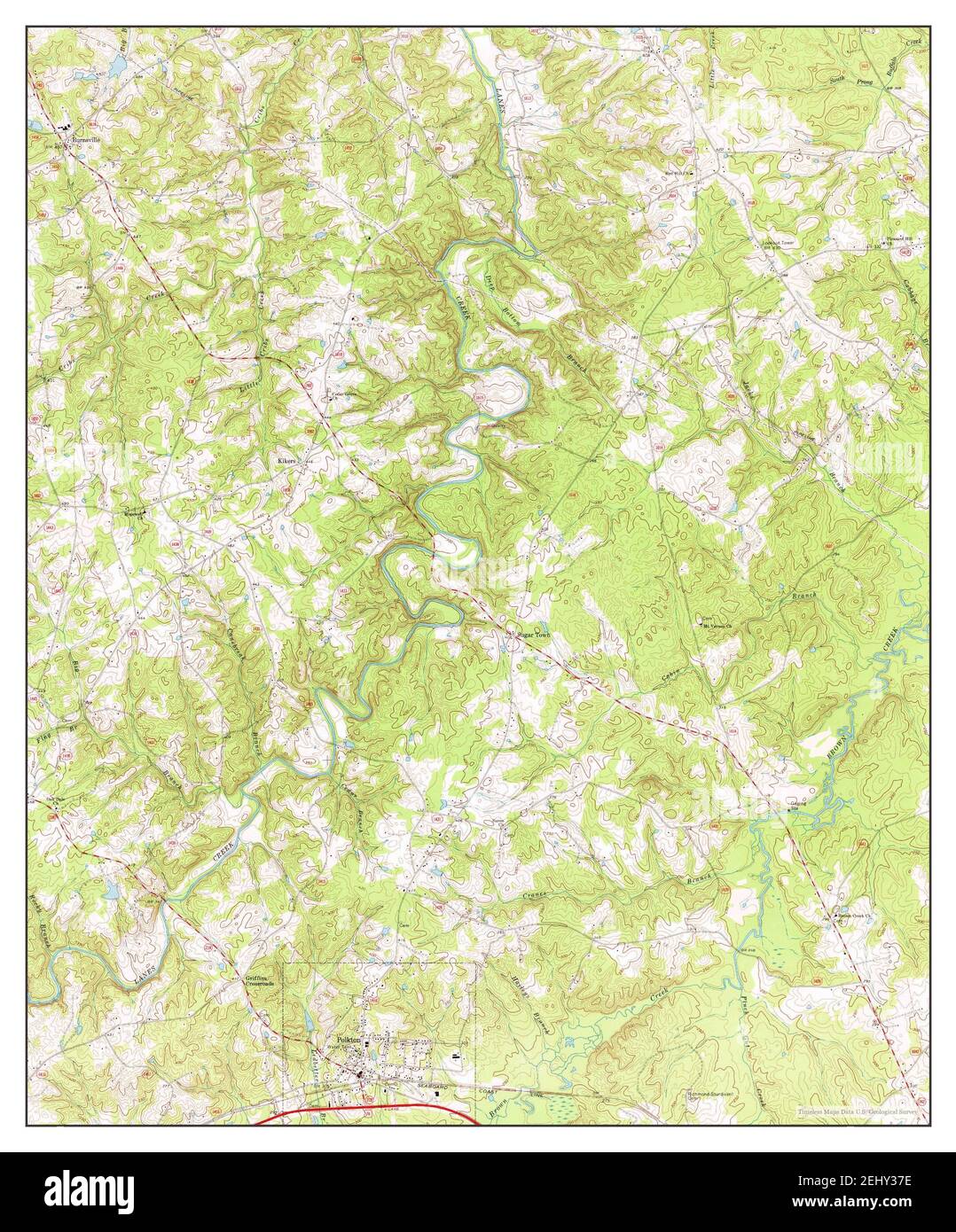 Polkton, North Carolina, map 1970, 1:24000, United States of America by ...