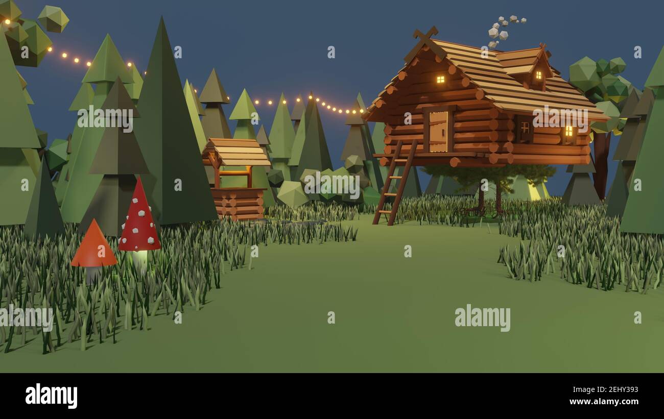 Baba yaga house on chicken legs hi-res stock photography and images - Alamy