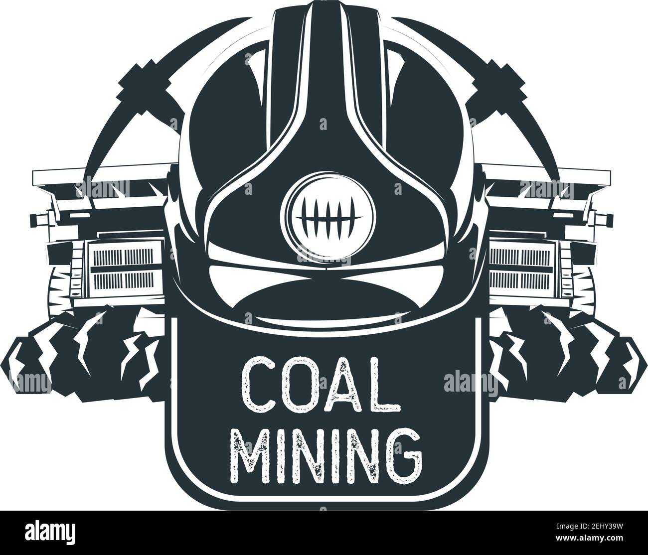coal mining insignia. vector illustration Stock Vector Image & Art - Alamy