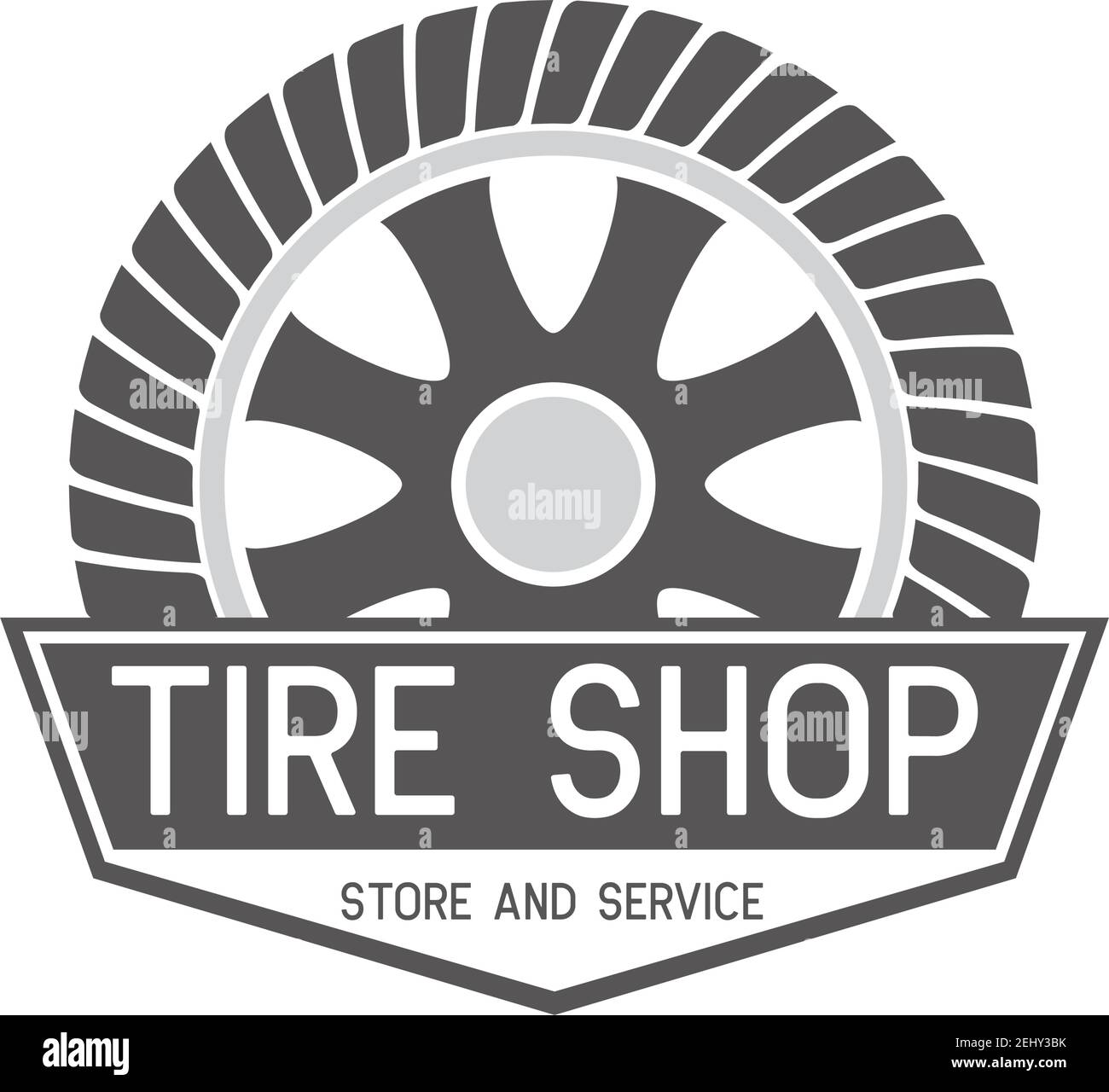tire logo, emblems and insignia. vector illustration Stock Vector Image ...