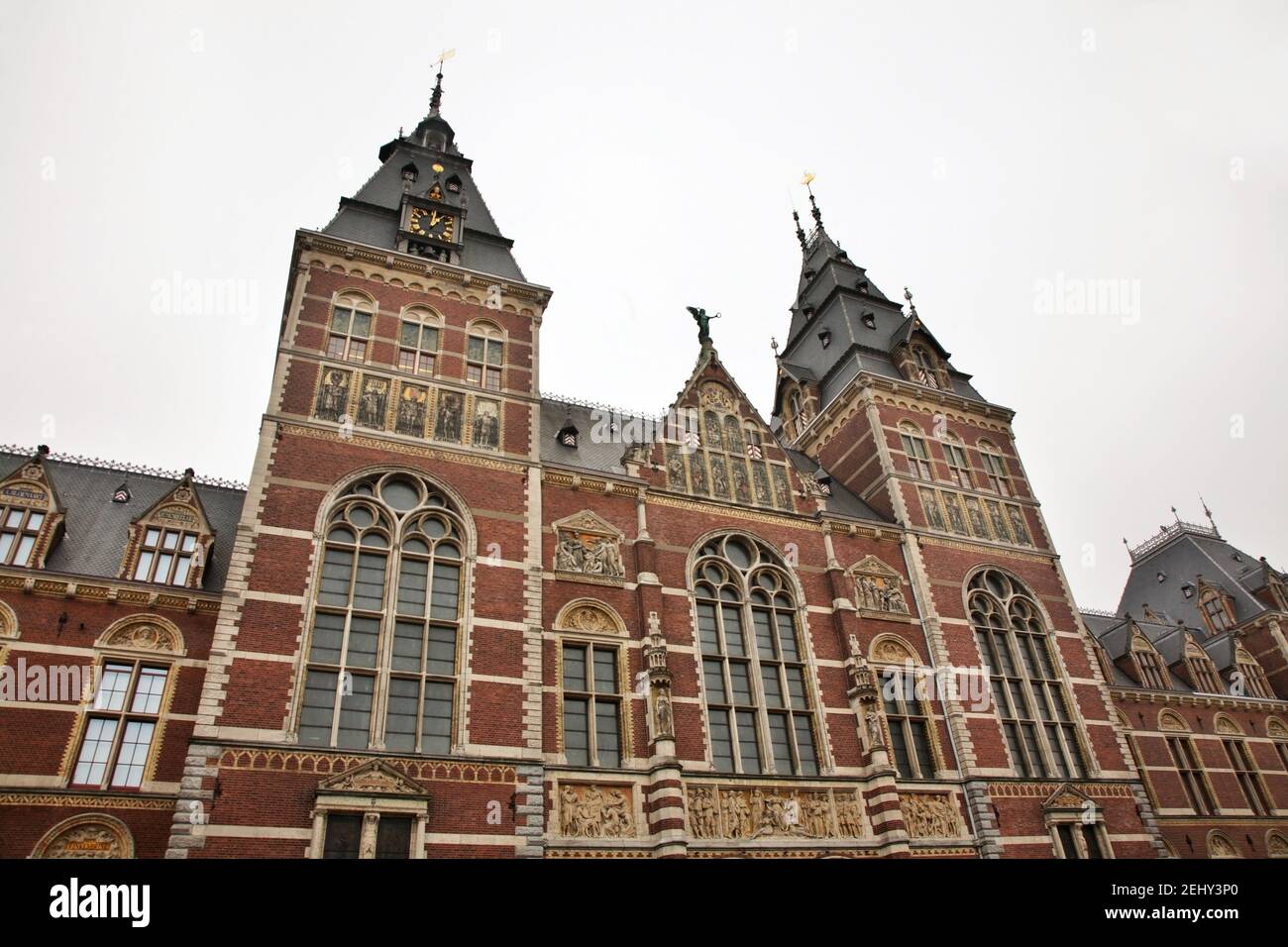 Rijksmuseum - Dutch national museum in Amsterdam. Netherlands Stock ...