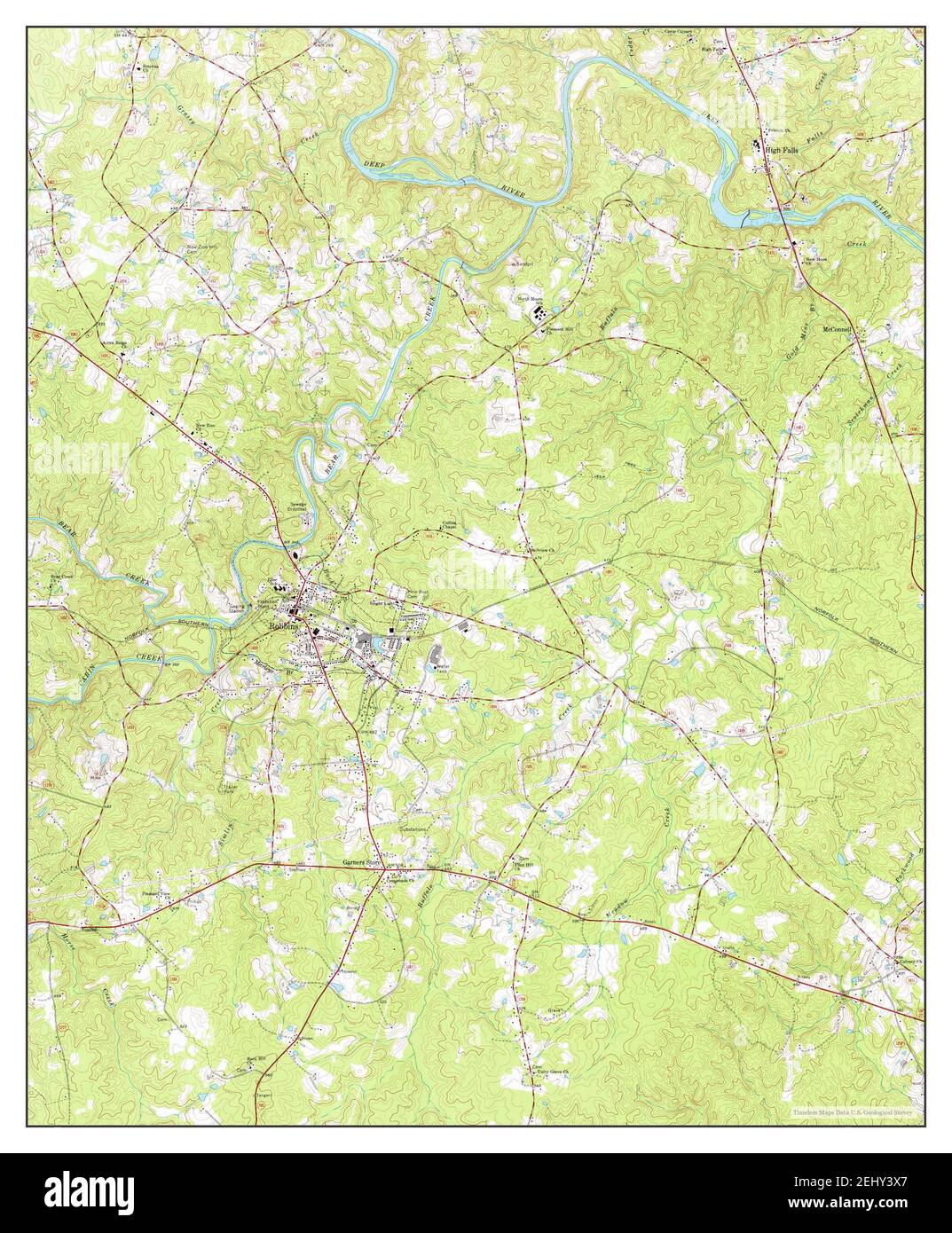 Robbins, North Carolina, map 1977, 1:24000, United States of America by ...
