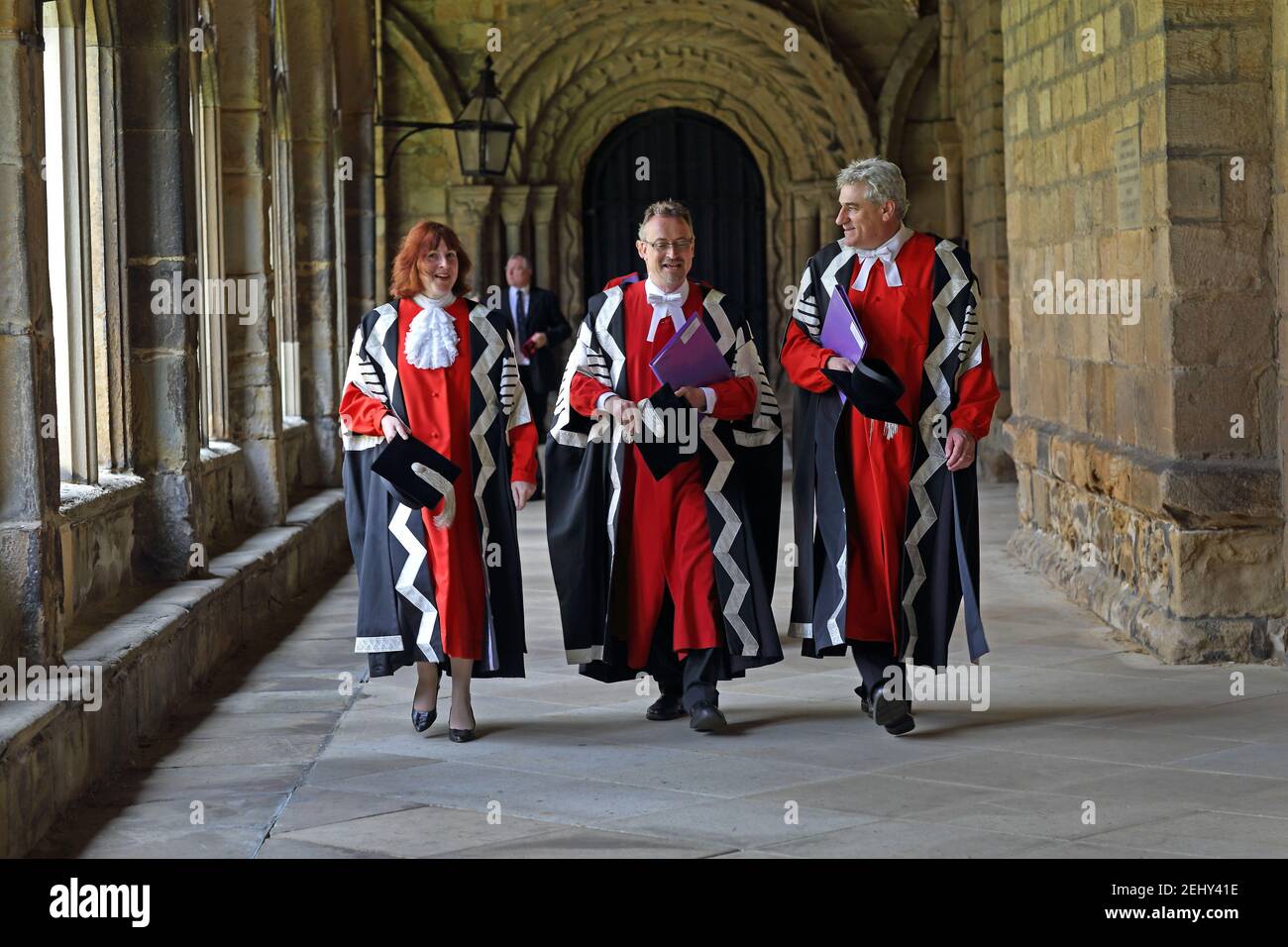 Durham, County Durham, England. Postgraduate university students at ...