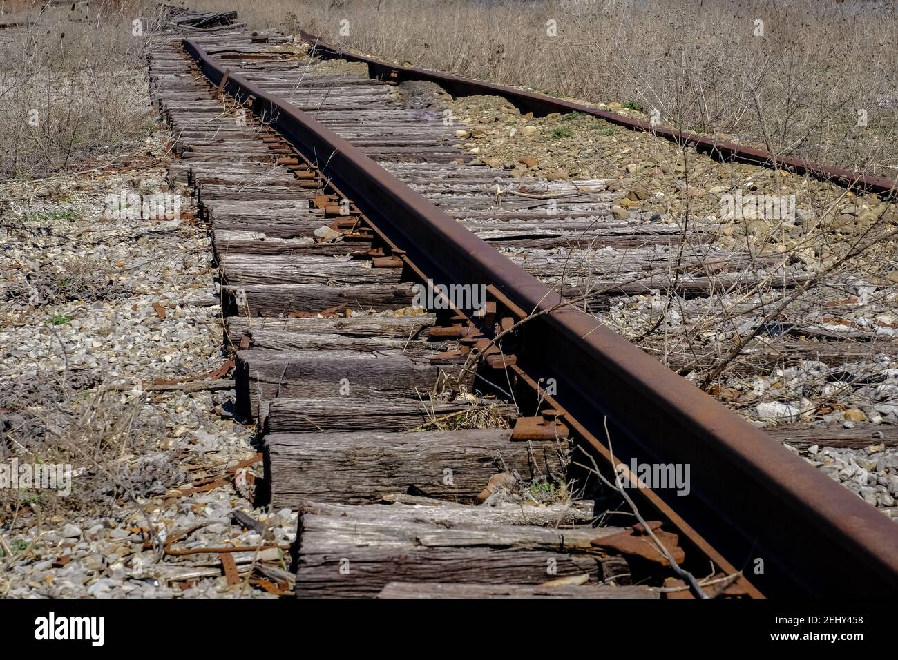 Old railroad ties hi-res stock photography and images - Alamy