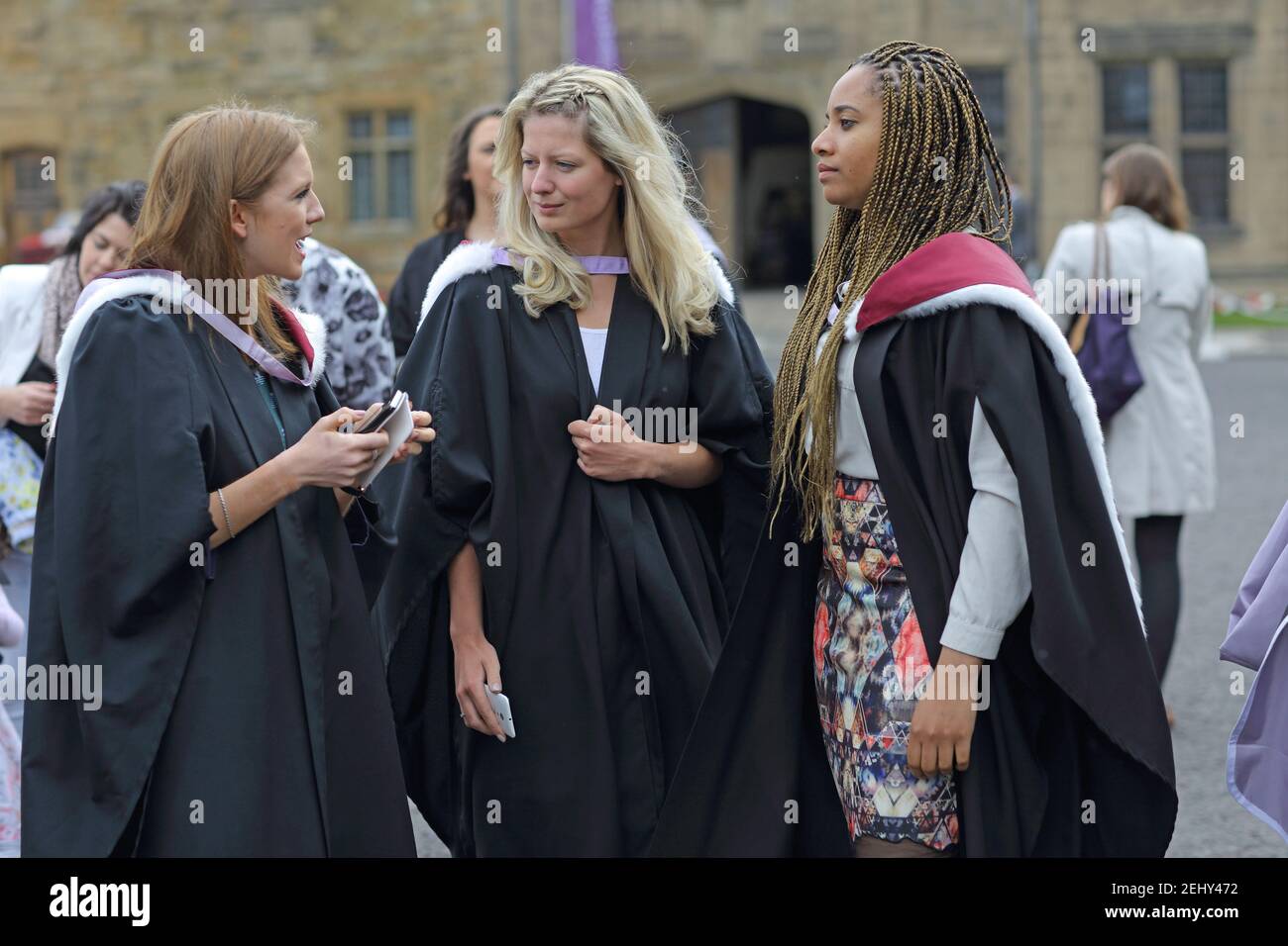 Durham, County Durham, England. Postgraduate university students at ...