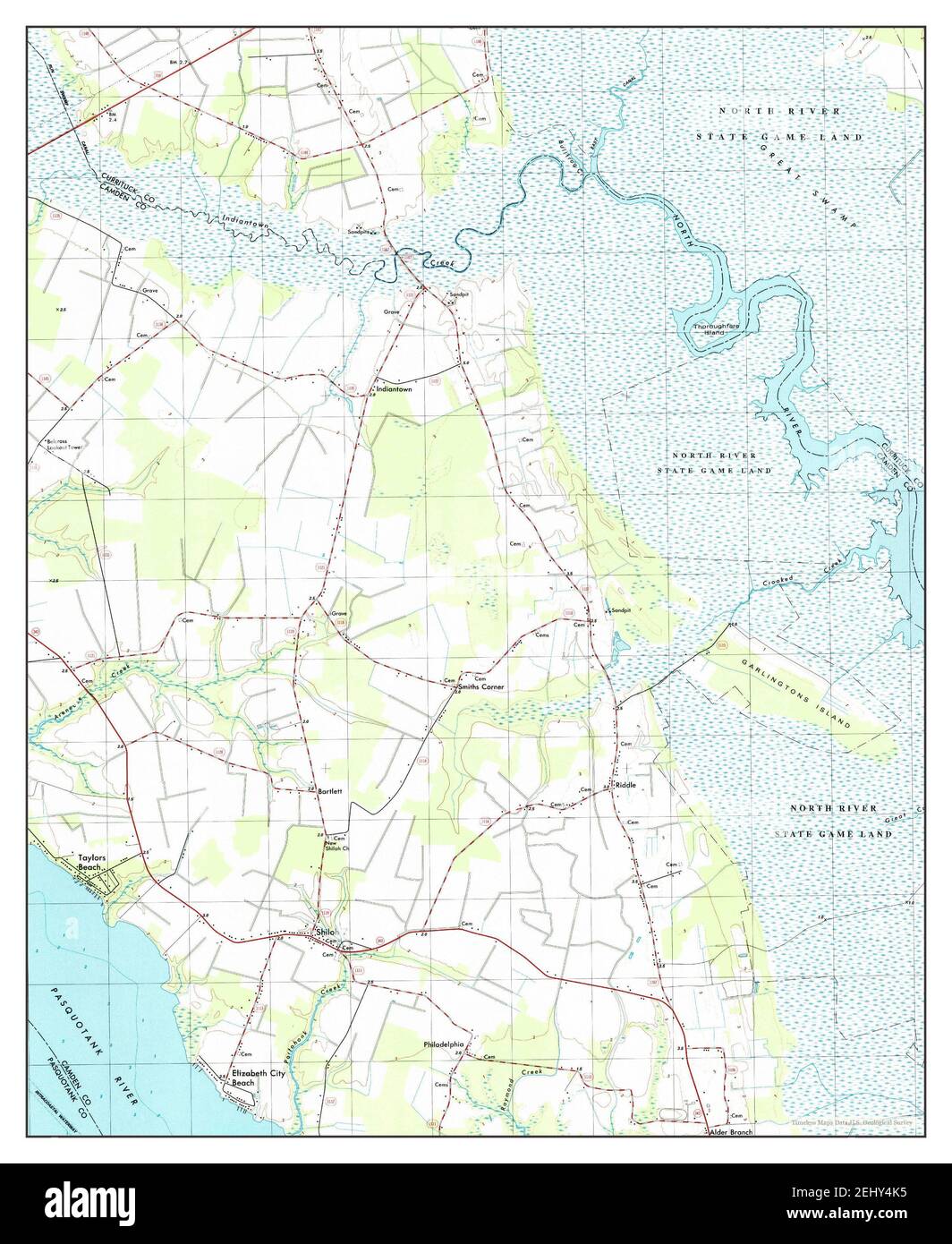 Map of shiloh Cut Out Stock Images & Pictures - Alamy