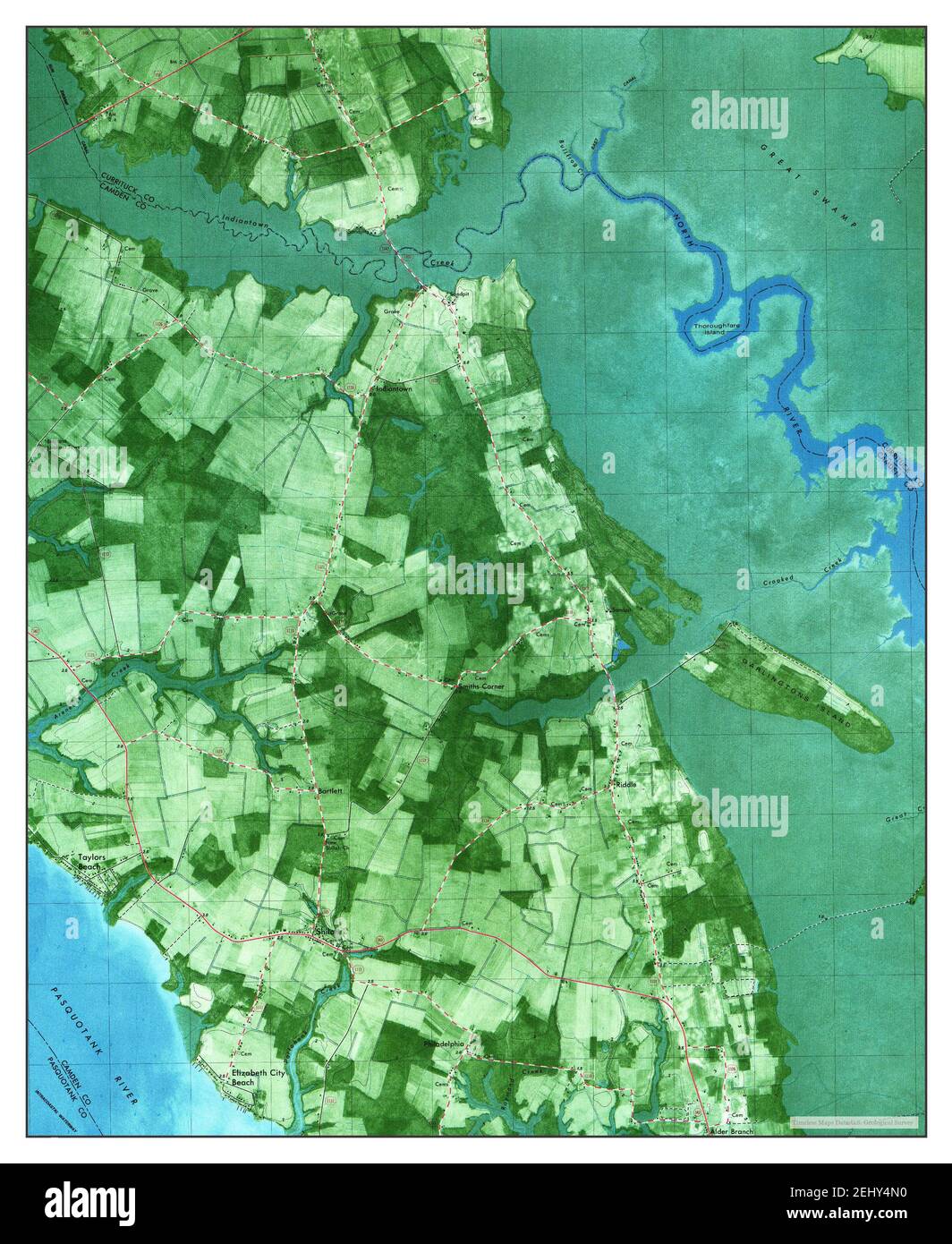 Map of shiloh Cut Out Stock Images & Pictures - Alamy