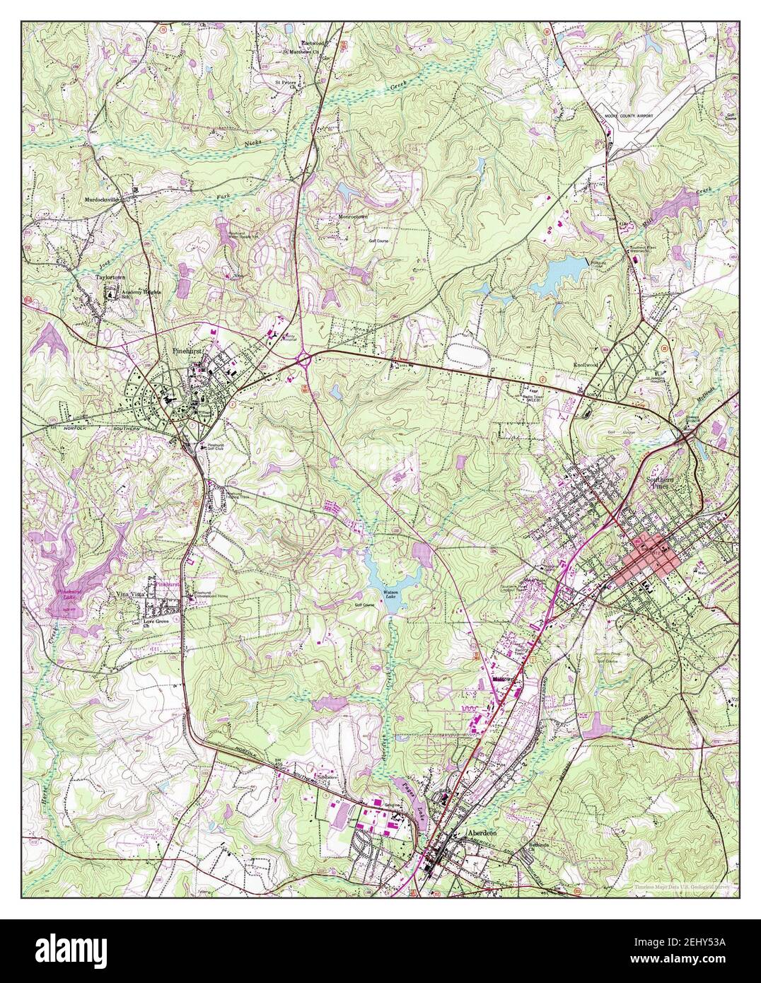 Southern pines Cut Out Stock Images & Pictures - Alamy