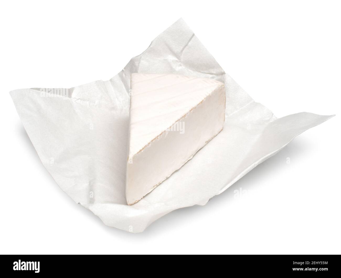 Brie cheese isolated on white background Stock Photo - Alamy