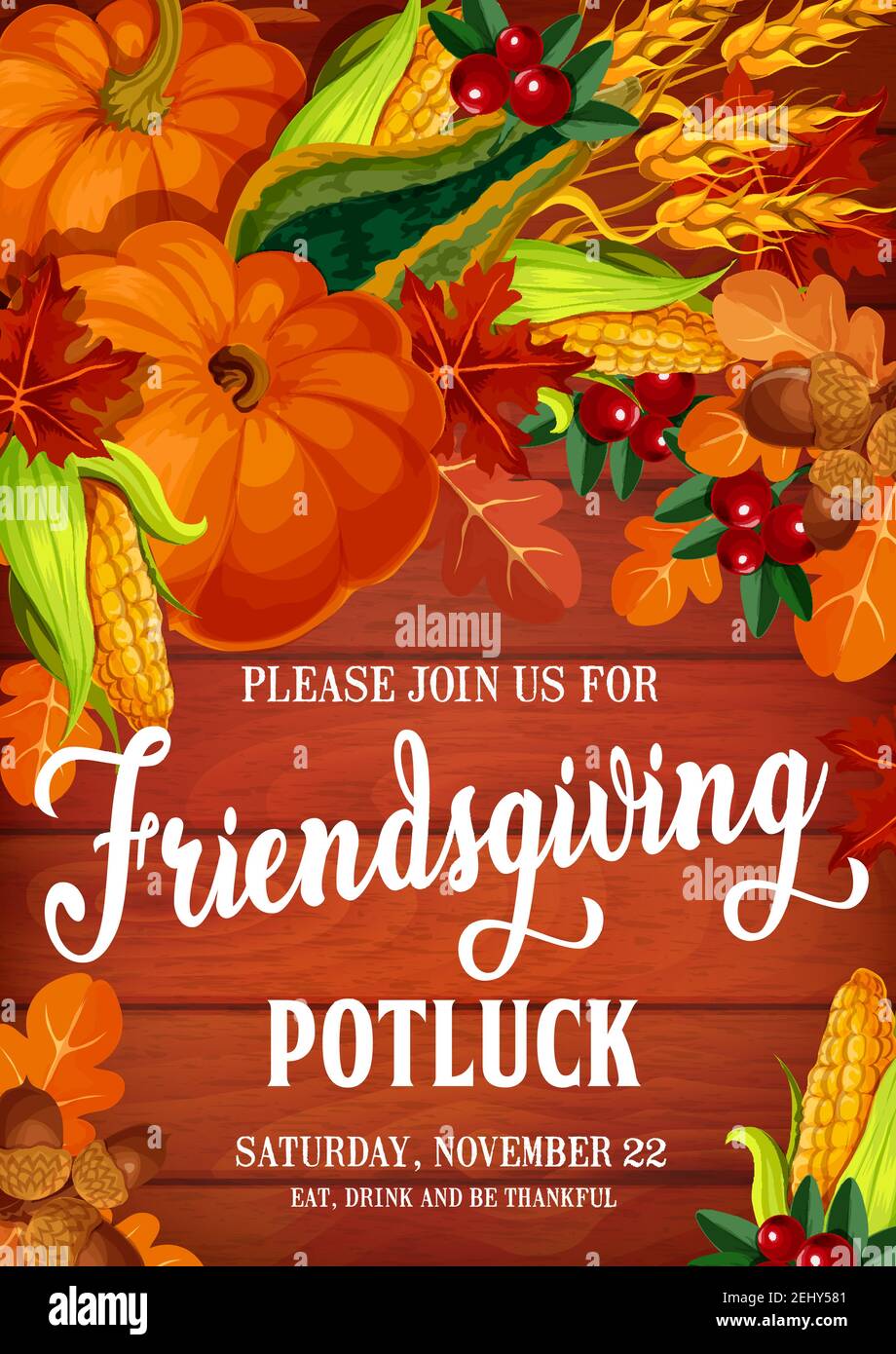 Potluck party Stock Vector Images - Alamy