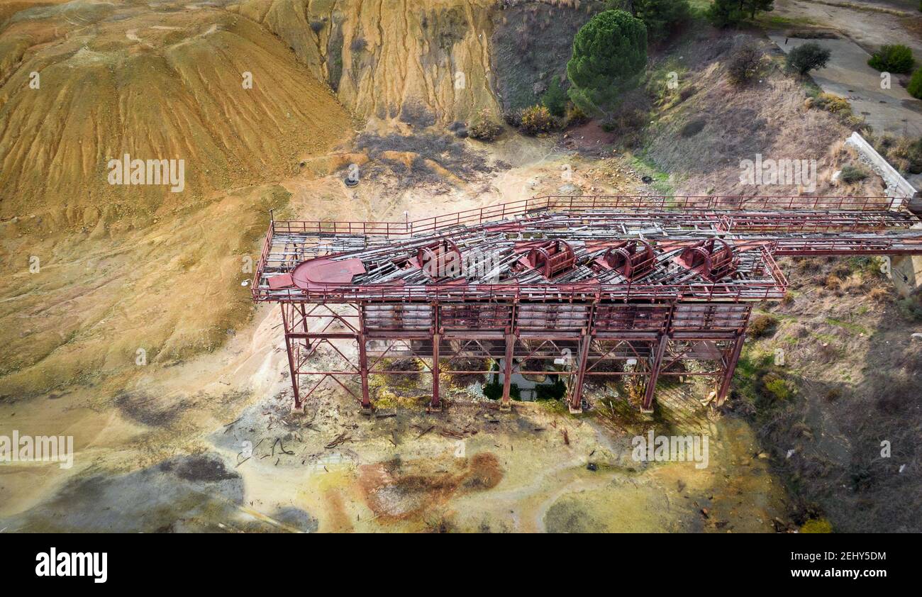 Copper mining waste tailings hi-res stock photography and images - Alamy
