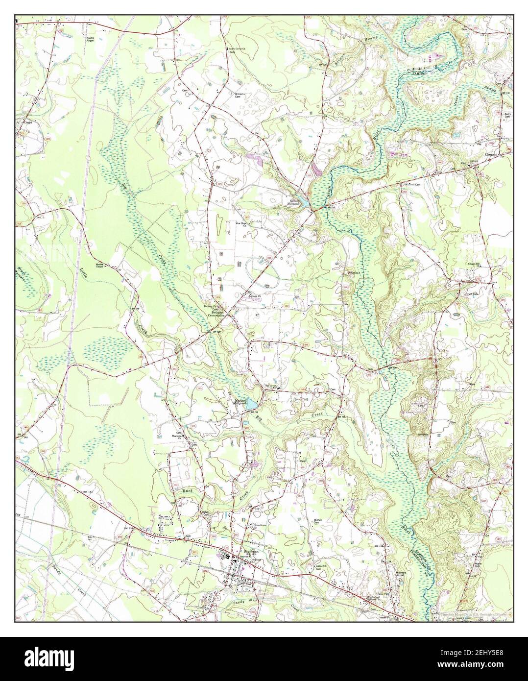 Stedman, North Carolina, map 1974, 1:24000, United States of America by ...
