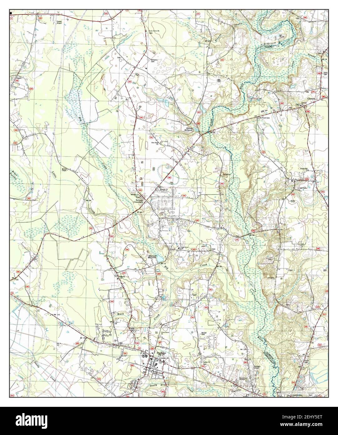 Stedman, North Carolina, map 1997, 1:24000, United States of America by ...