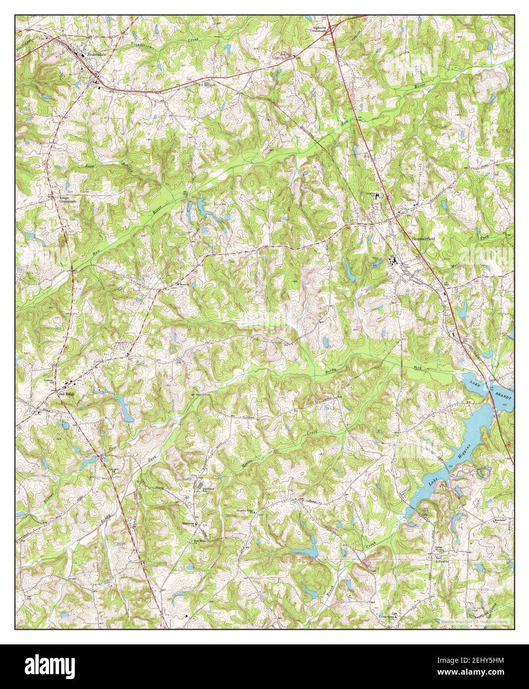 Summerfield, North Carolina, map 1969, 1:24000, United States of ...