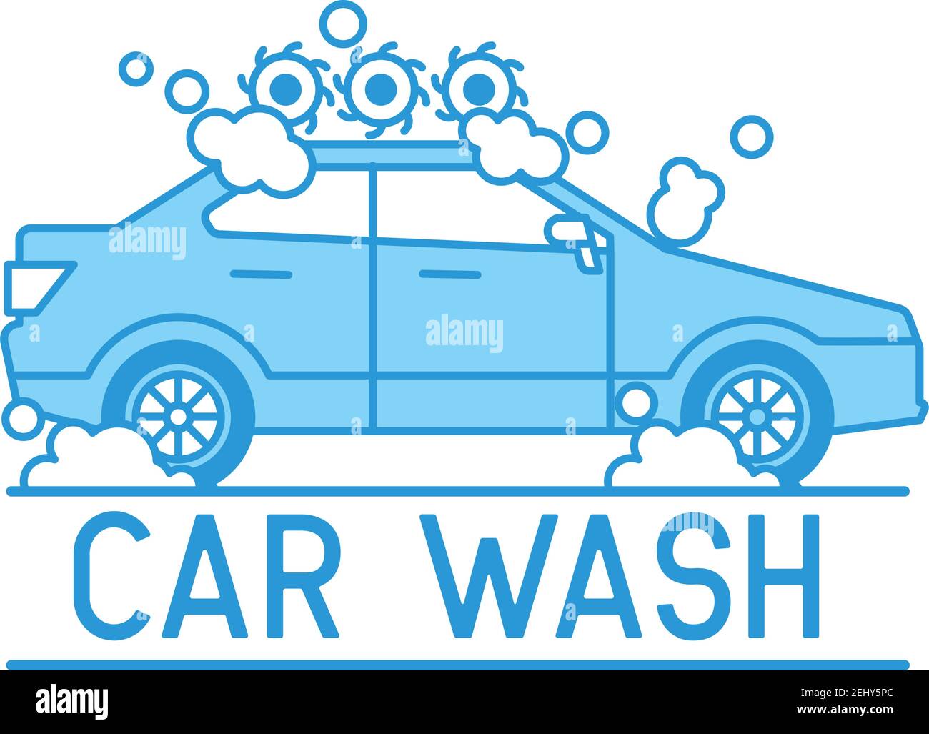 Car washing wash shop Cut Out Stock Images & Pictures - Alamy