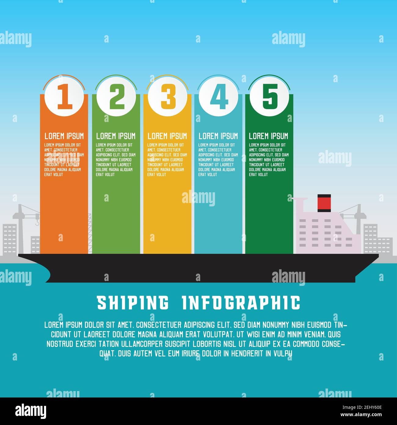 Shipping chart Stock Vector Images - Alamy