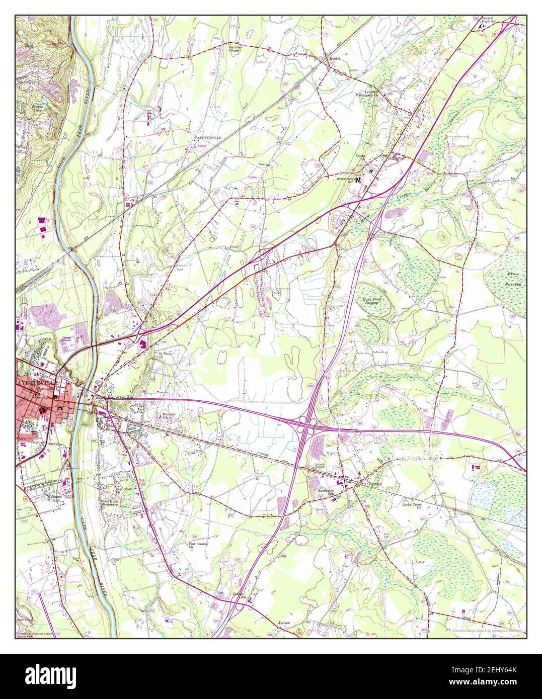 Vander, North Carolina, map 1957, 1:24000, United States of America by ...