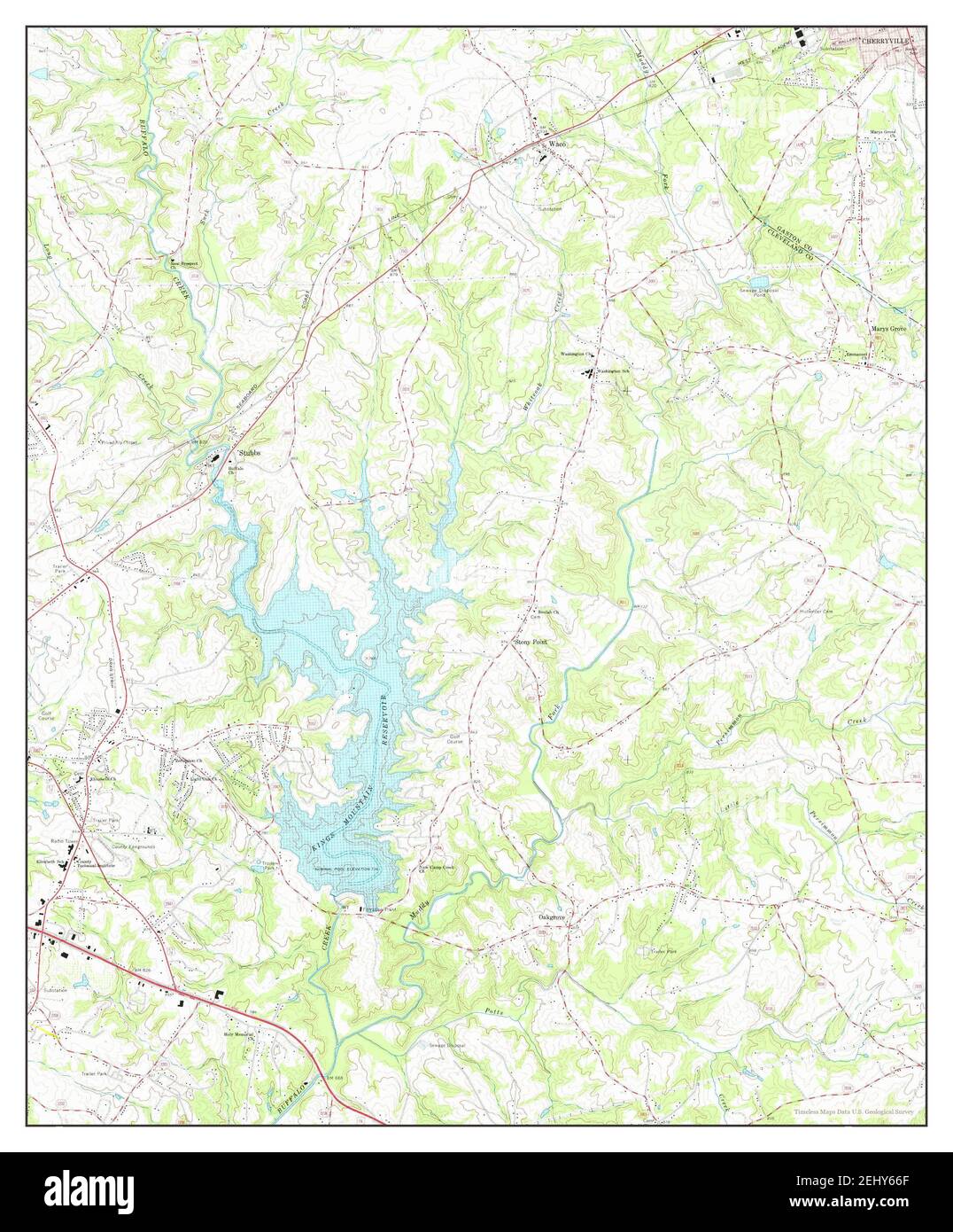 Waco, North Carolina, map 1973, 1:24000, United States of America by ...