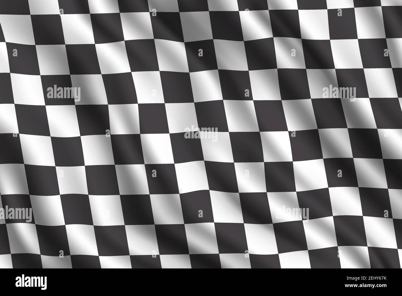 Car racing or auto rally 3d realistic flag. Vector car sport races motocross rally competition ...