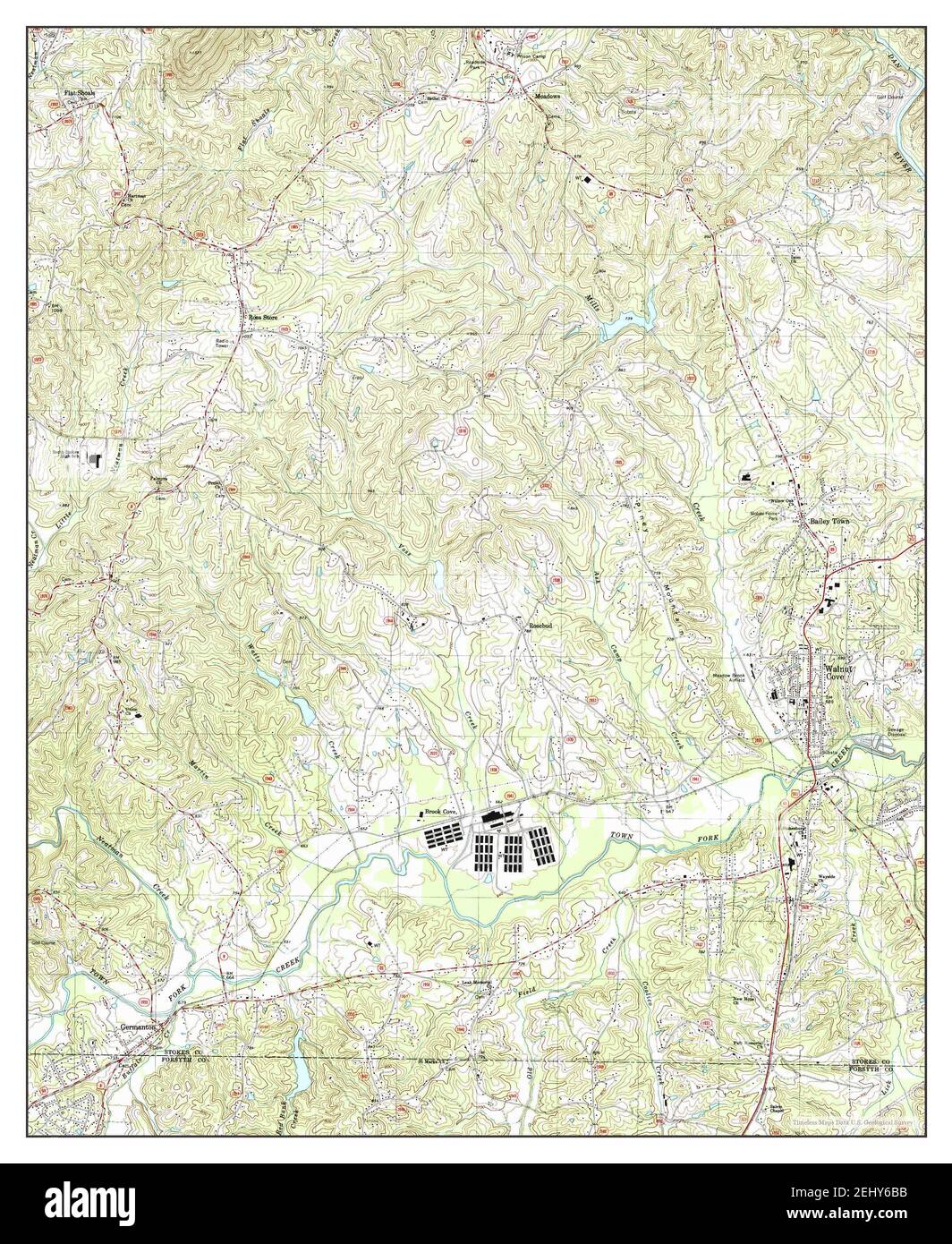 Map of north cove hi-res stock photography and images - Alamy