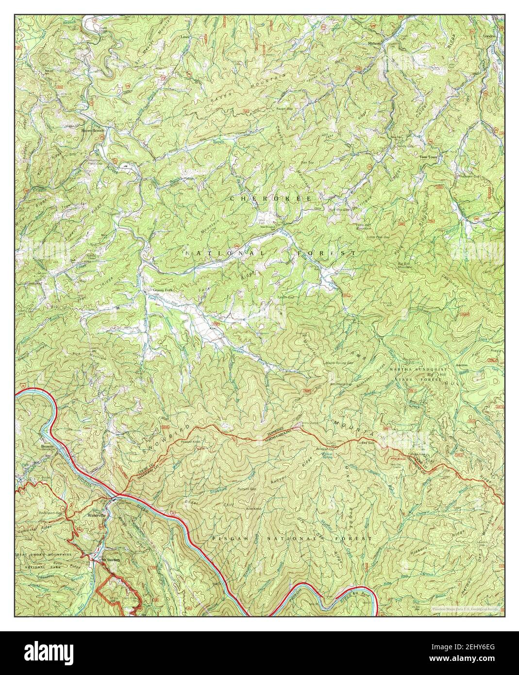 Map of waterville Cut Out Stock Images & Pictures - Alamy