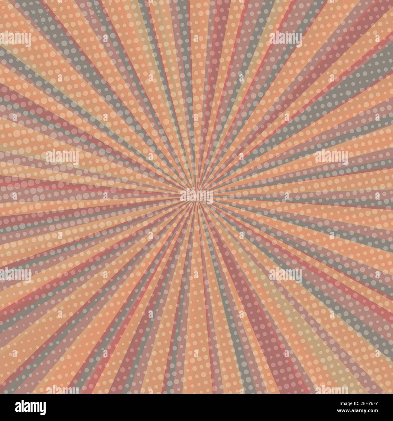 Pop art colorful comics book magazine cover. Striped rainbow background ...