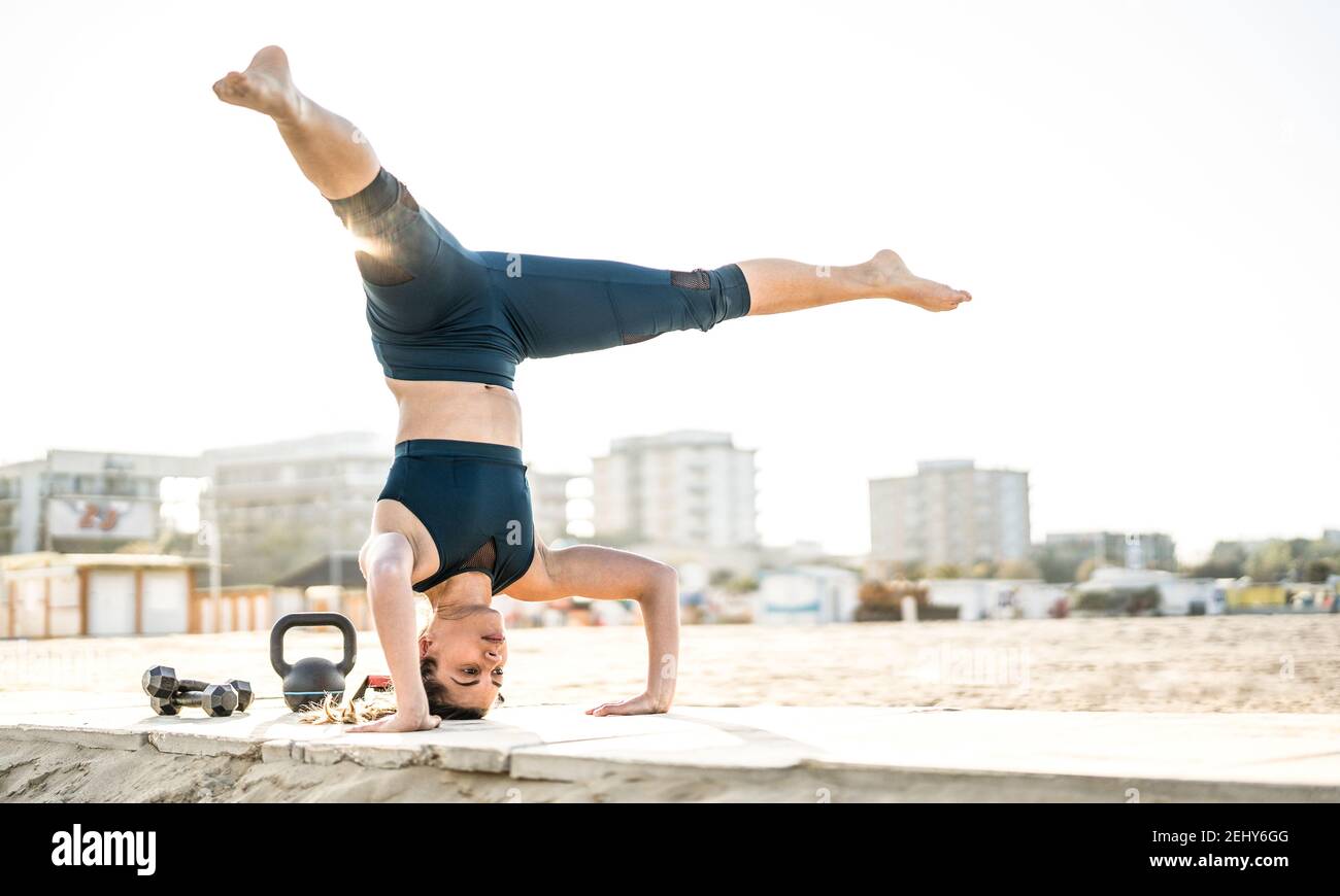 Calisthenics Beach High Resolution Stock Photography and Images - Alamy