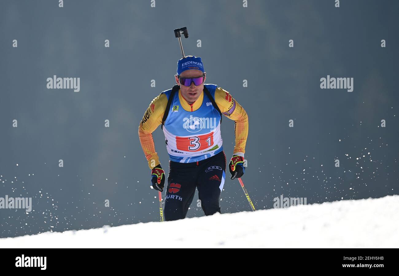 Pokljuka, Slovenia. 20th Feb, 2021. Biathlon: World Championships ...