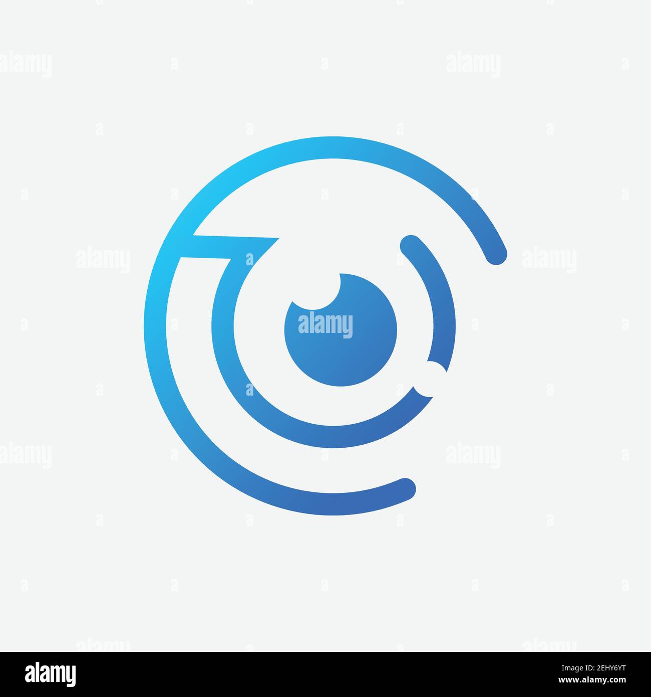 simple stylish eyes for logo design brand identity company vector Stock ...