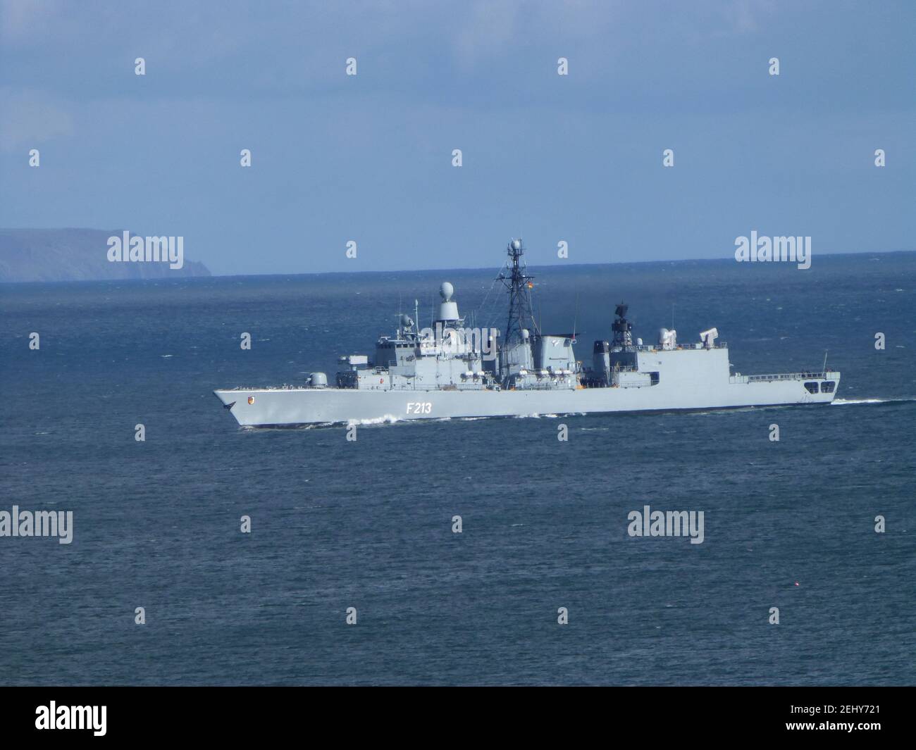 Royal Naval frigate in English Channel Stock Photo - Alamy
