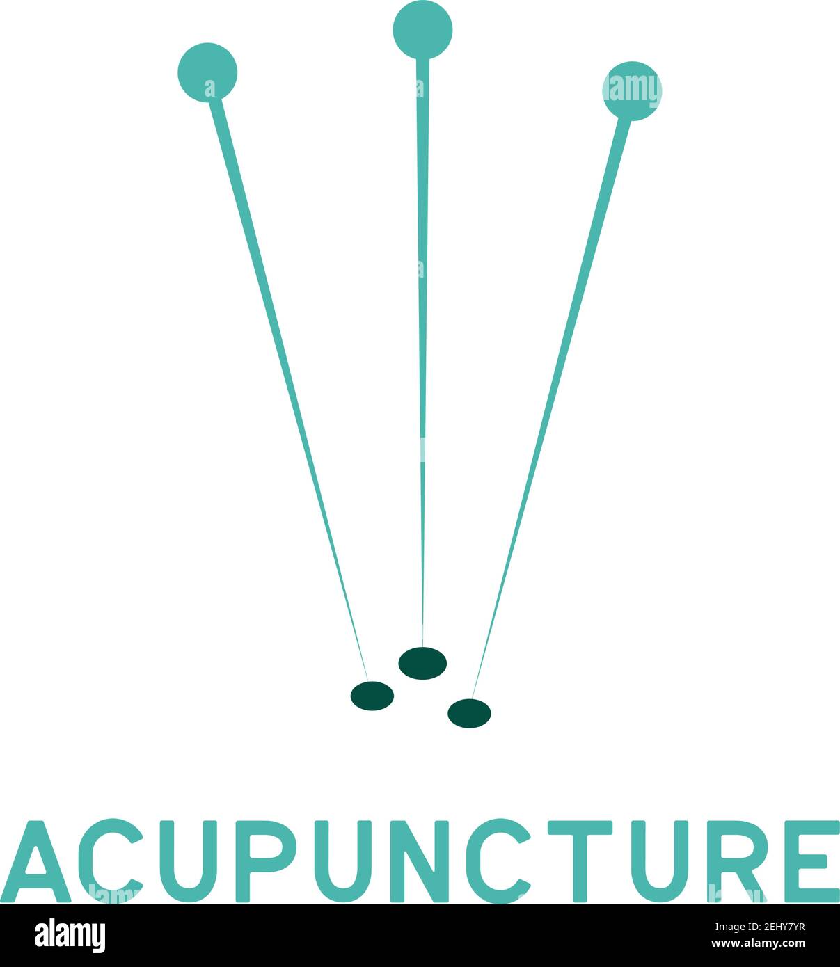 acupuncture therapy logo with text space for your slogan tagline ...
