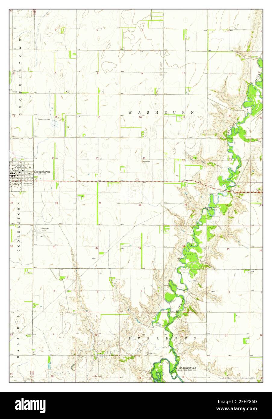 Map of cooperstown hi-res stock photography and images - Alamy